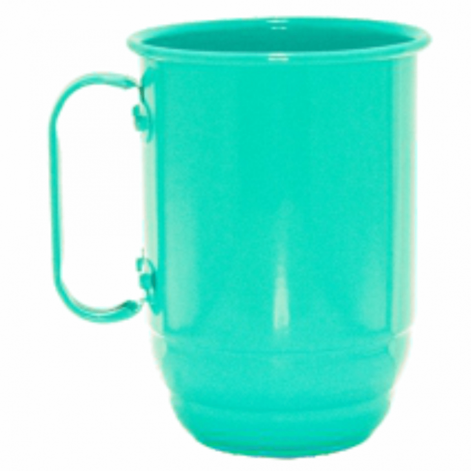 Caneca Alumínio Azul Bebê 550 ML. Caneca Alumínio Azul Bebê 550 ML.
