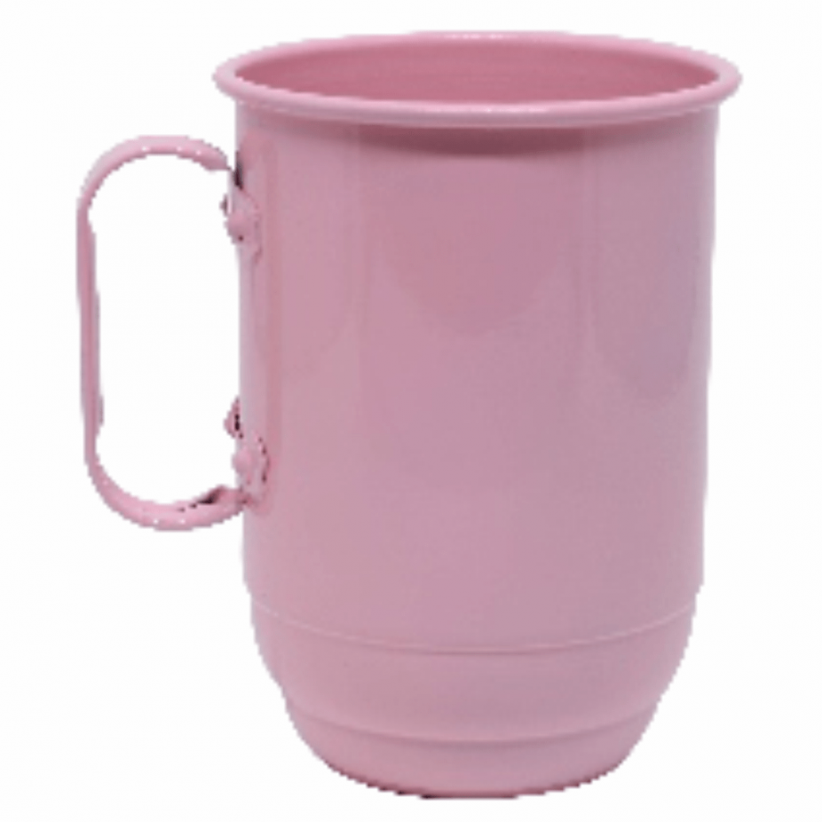 Caneca Alumínio Rosa Bebê 550 ML. Caneca Alumínio Rosa Bebê 550 ML.